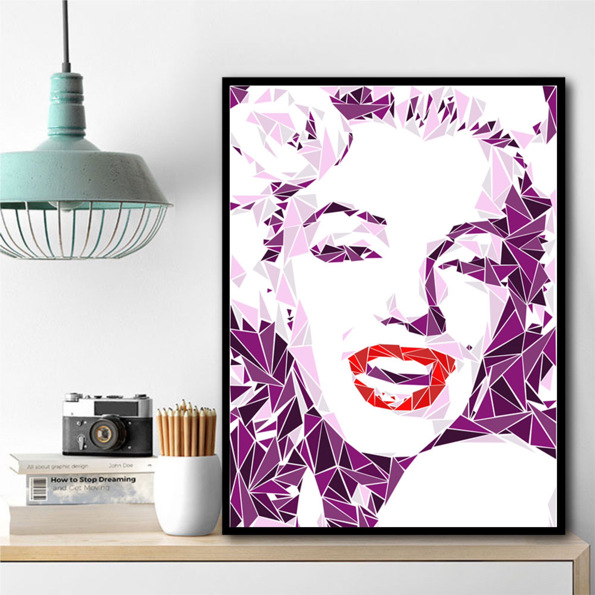 Marilyn Monroe Abstract Wall Art